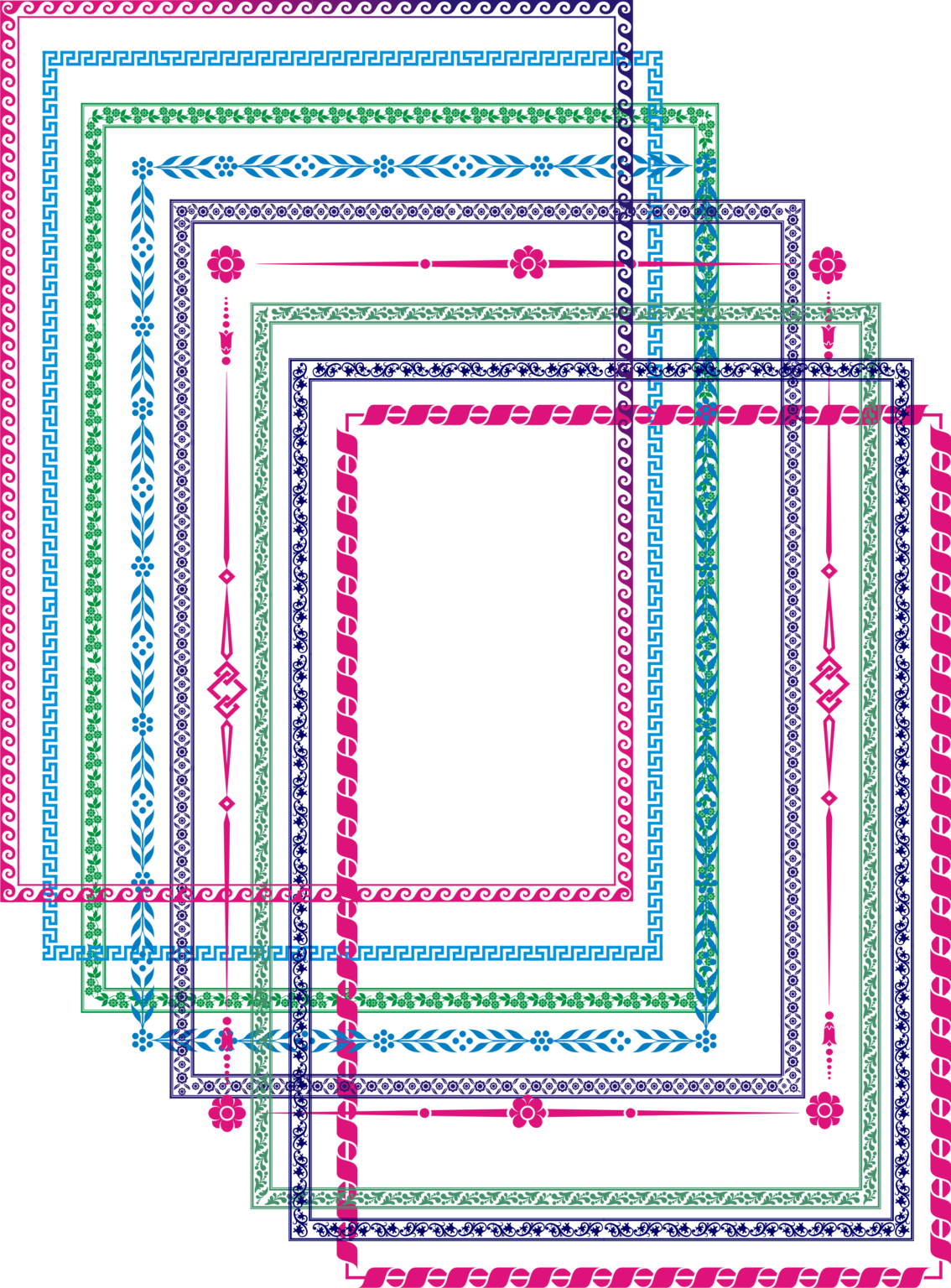 BORDER DESIGN FLOWERS » Picturedensity