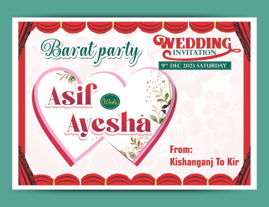 Barati Hindi Car Poster Design CDR File -Wedding Poster For Car ...