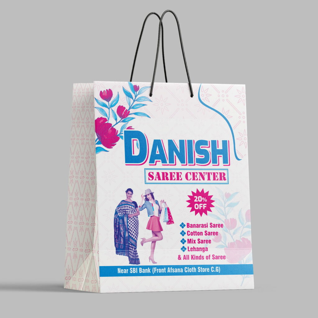 Double Colour Carry Bag Design CDR File I Latest Fency Carry Bag ...