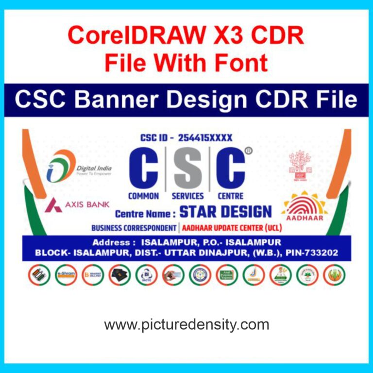 CSC Banner Design CDR File » Picturedensity