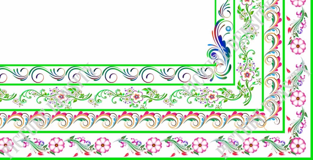 Beautiful_png_border_design (set Of #4) » Picturedensity