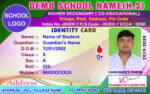 Psd School Id Card Design » Picturedensity