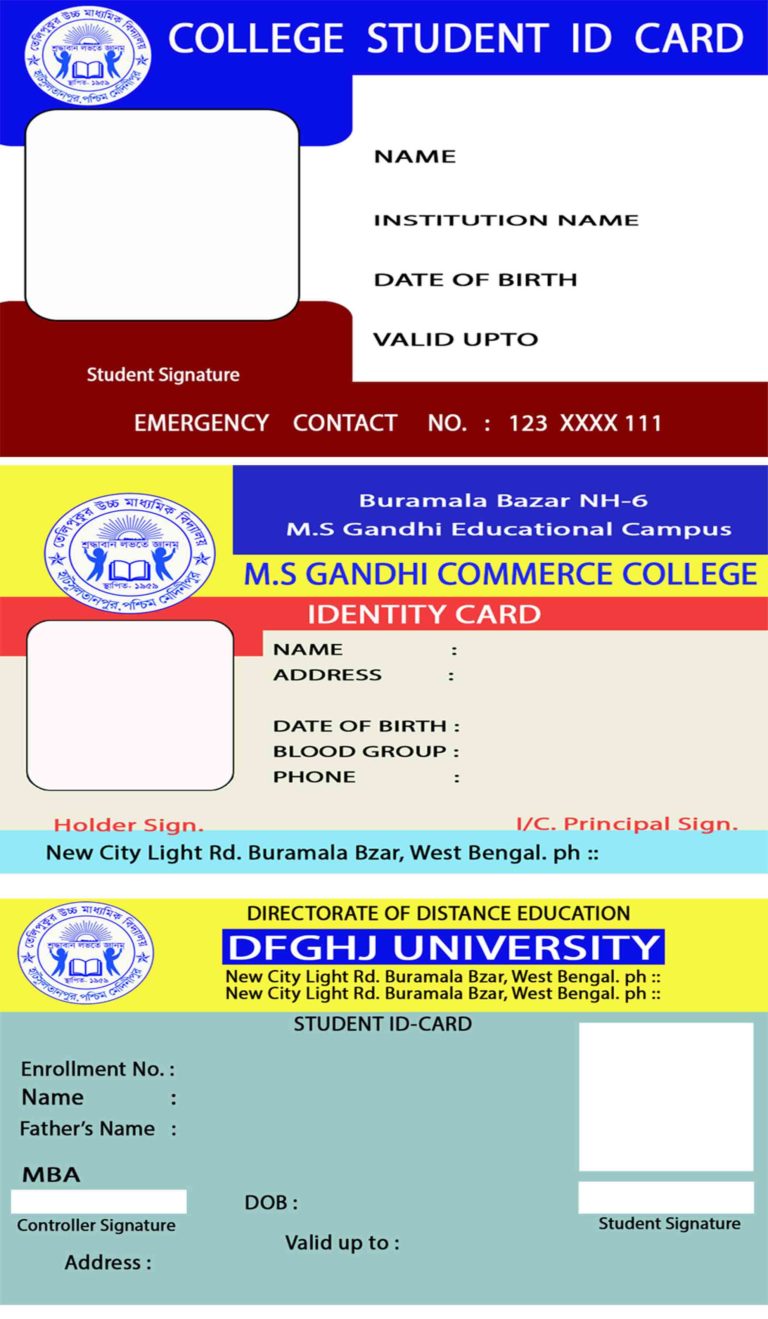 Basic Id Card » Picturedensity