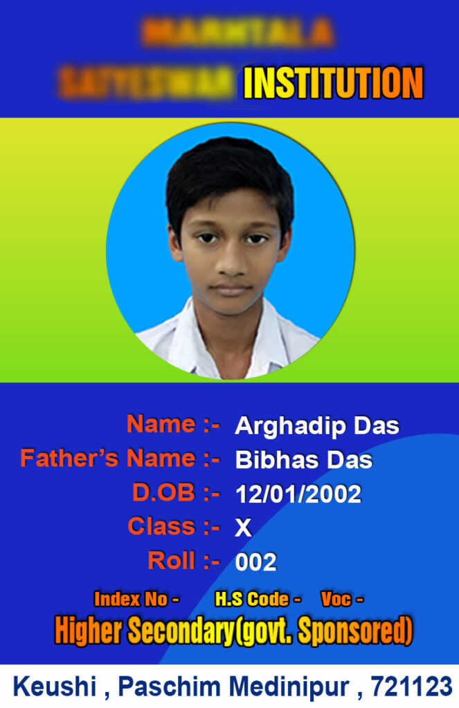 Basic High School Id Card » Picturedensity