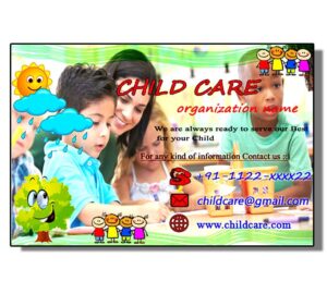 Child Care Business Id Card » Picturedensity