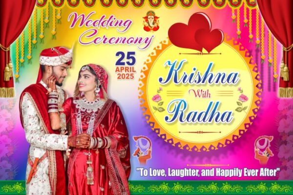 Wedding Welcome Flex Banner Design cdr file » Picturedensity