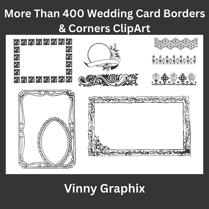 ClipArt Wedding Card Borders & Corners » Picturedensity