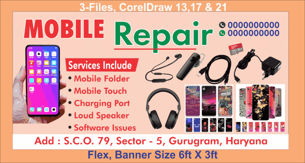 Mobile Accessories & Repair Shop Flex, Banner » Picturedensity