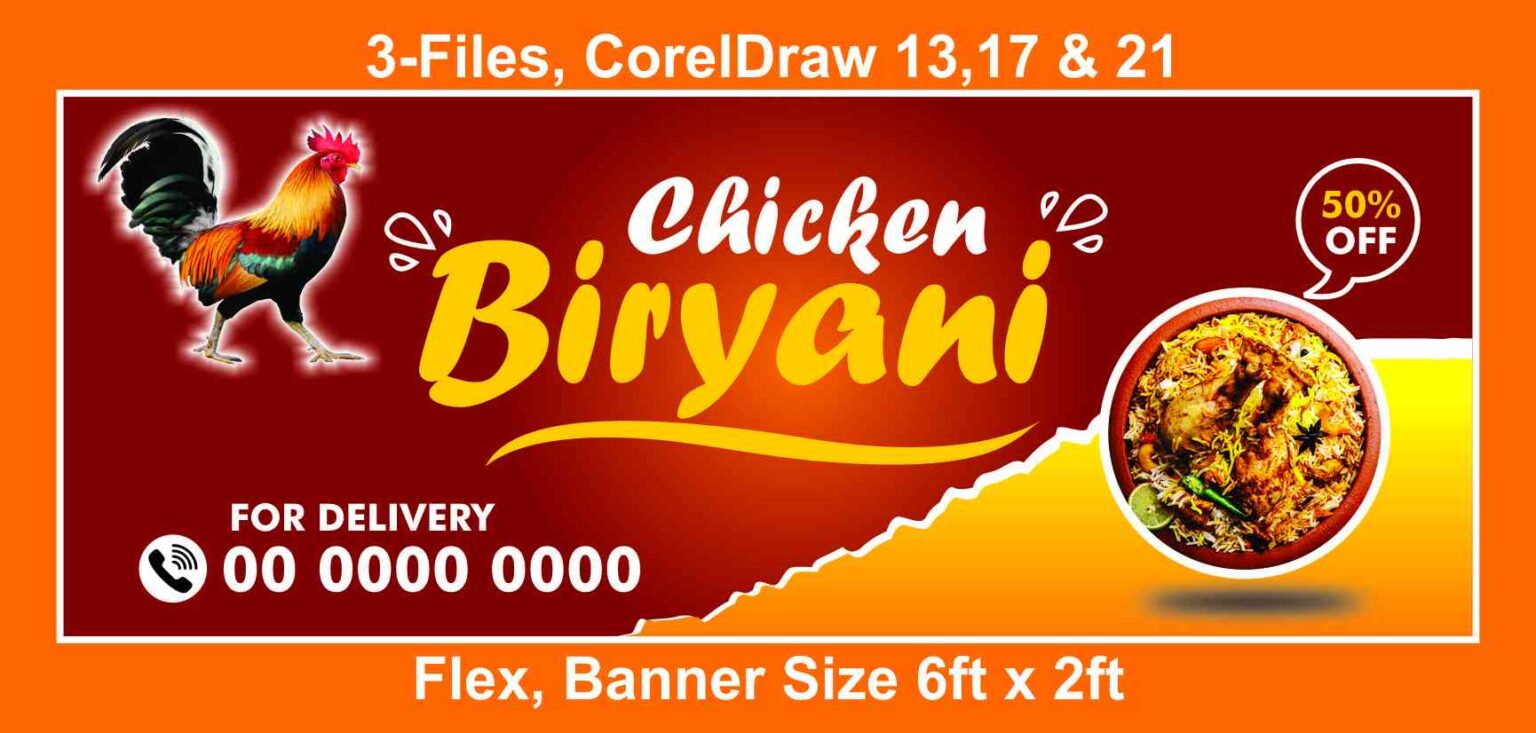 Chicken Biryani Flex, Banner » Picturedensity