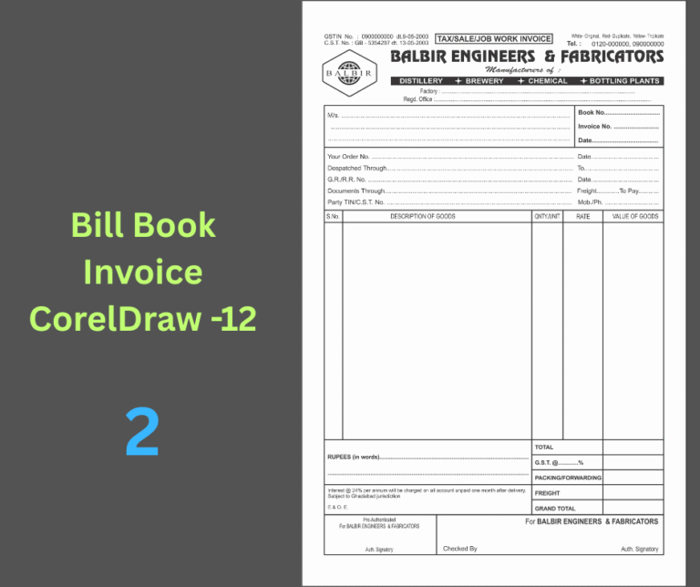 Bill Book - Invoice 2 » Picturedensity