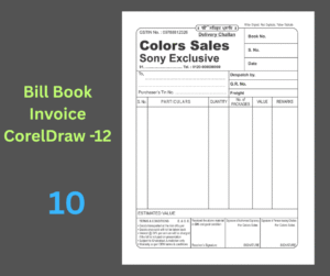 Bill Book - Invoice 10 » Picturedensity
