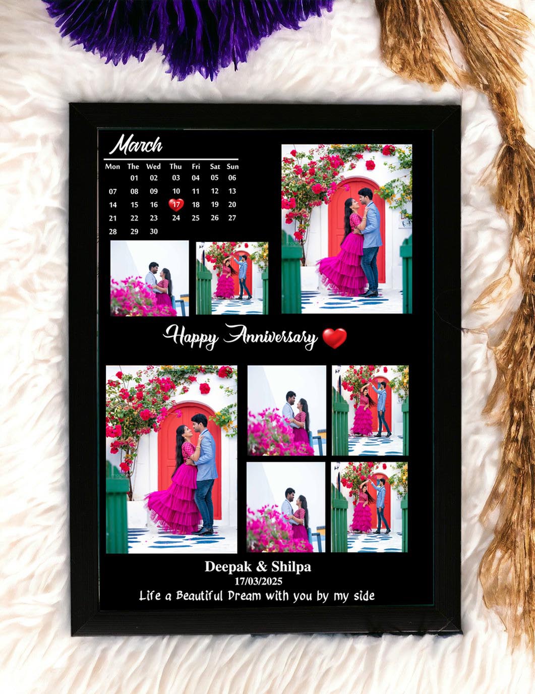 Happy Birthday Customize 8X12 (A4) Photo Frame Design PSD_ON ...