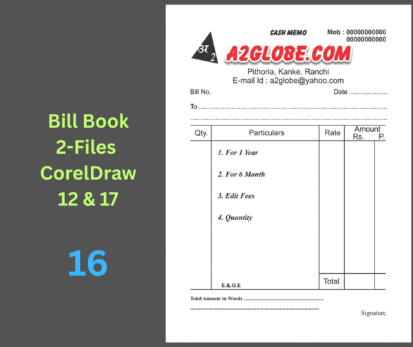 Bill Book -16 » Picturedensity