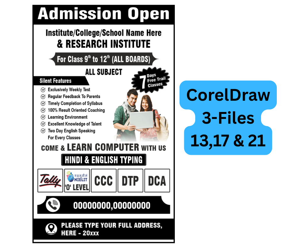 Couching Center / School / College / Institute Admission Flyer ...